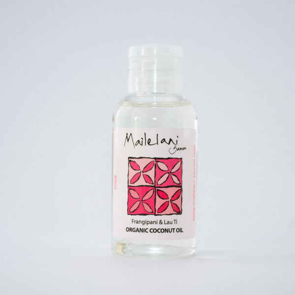 Frangipani & Lau Ti Organic Coconut Body Oil – Mailelani Samoa Body Care